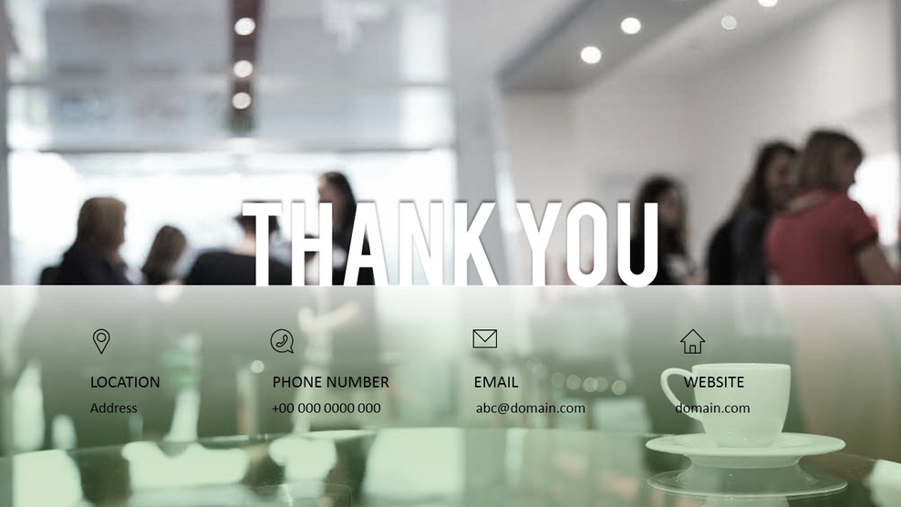 Thank You Slide|Contact Us|Single
