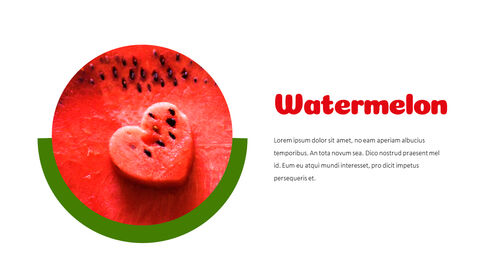 Watermelon Simple PowerPoint Design