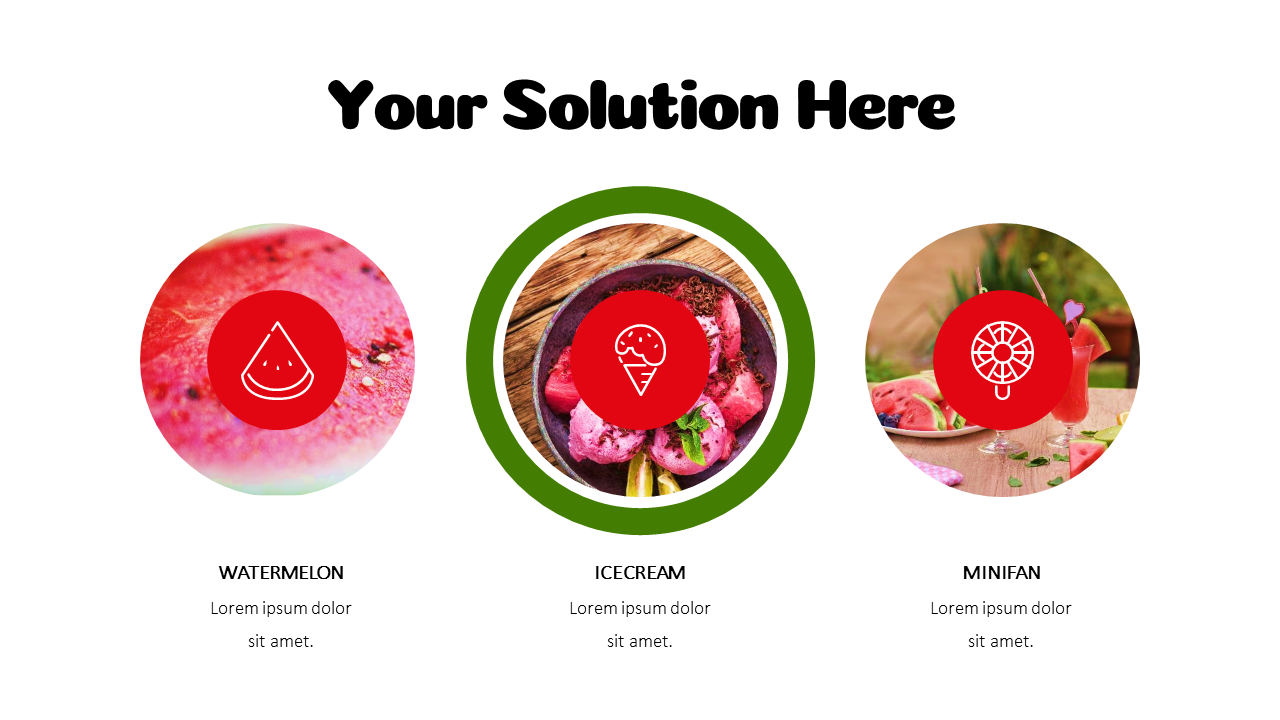 Watermelon Simple PowerPoint Design