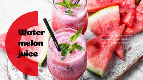 Watermelon Simple PowerPoint Design
