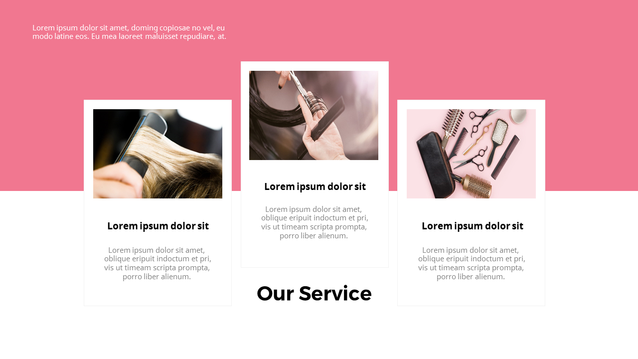 Hair Shop PowerPoint Presentation Slides