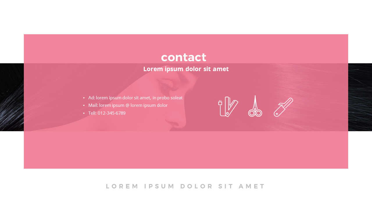 Hair Shop PowerPoint Presentation Slides