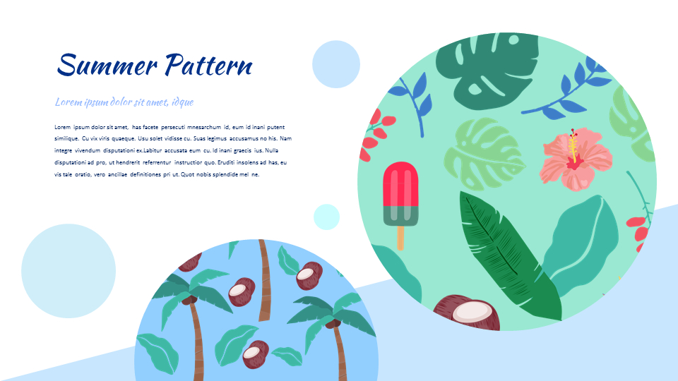 Summer Illustration Presentation Google Slides Templates