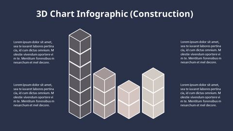 3D Bar Chart Infographic Animation Chart