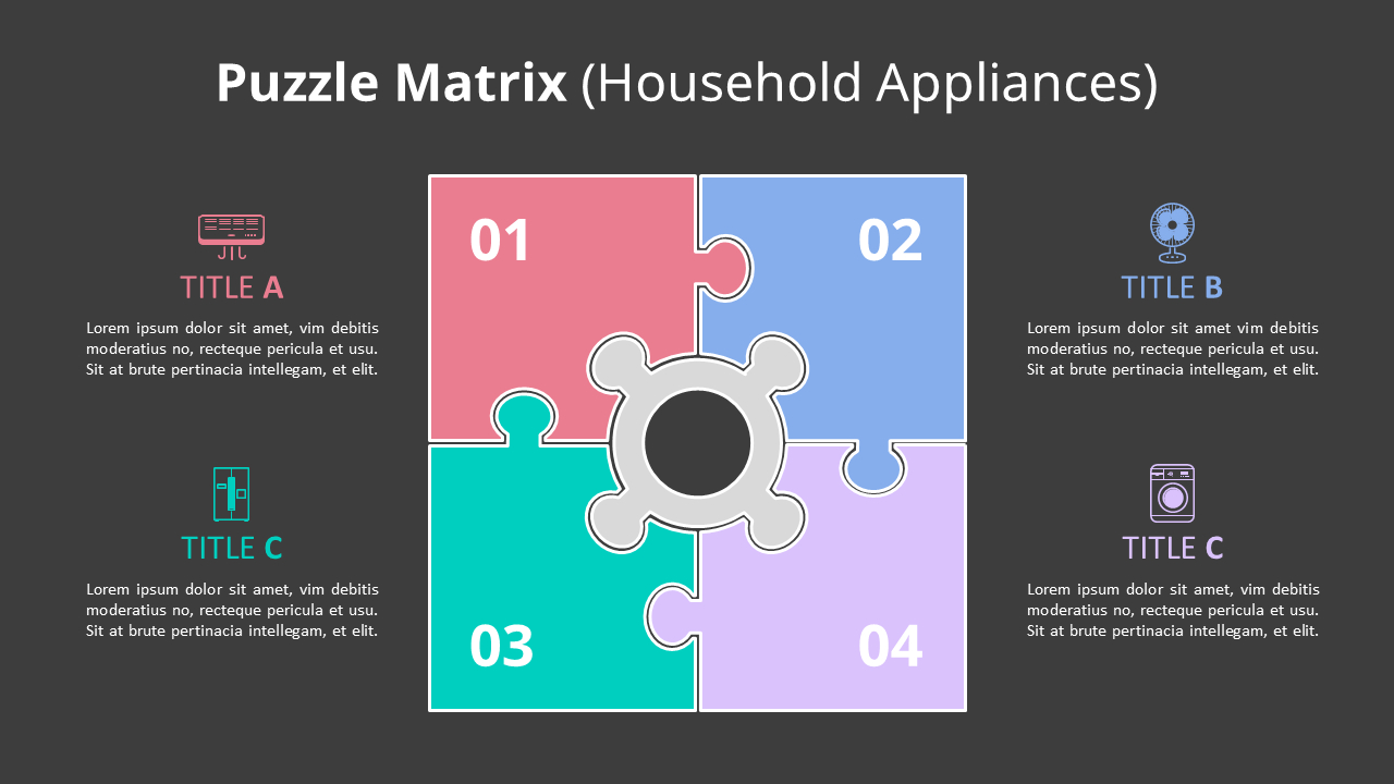 Animated Diagram - Puzzle Matrix Diagram