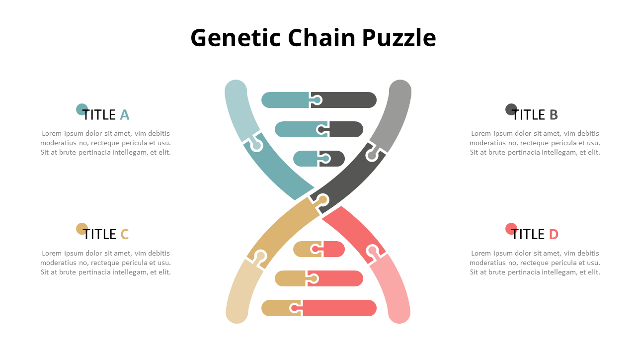 Biology Puzzle Diagram Animated PowerPoint Templates