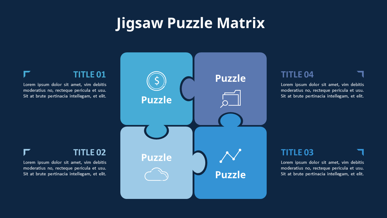 Square Jigsaw Puzzles Diagram Animation