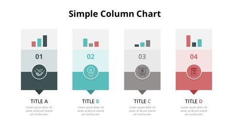 Verschiedene Arten von Diagramm-Infografik-Animationsvorlagen