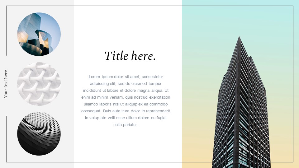 Architecture Google Slides Presentation Templates|Housing