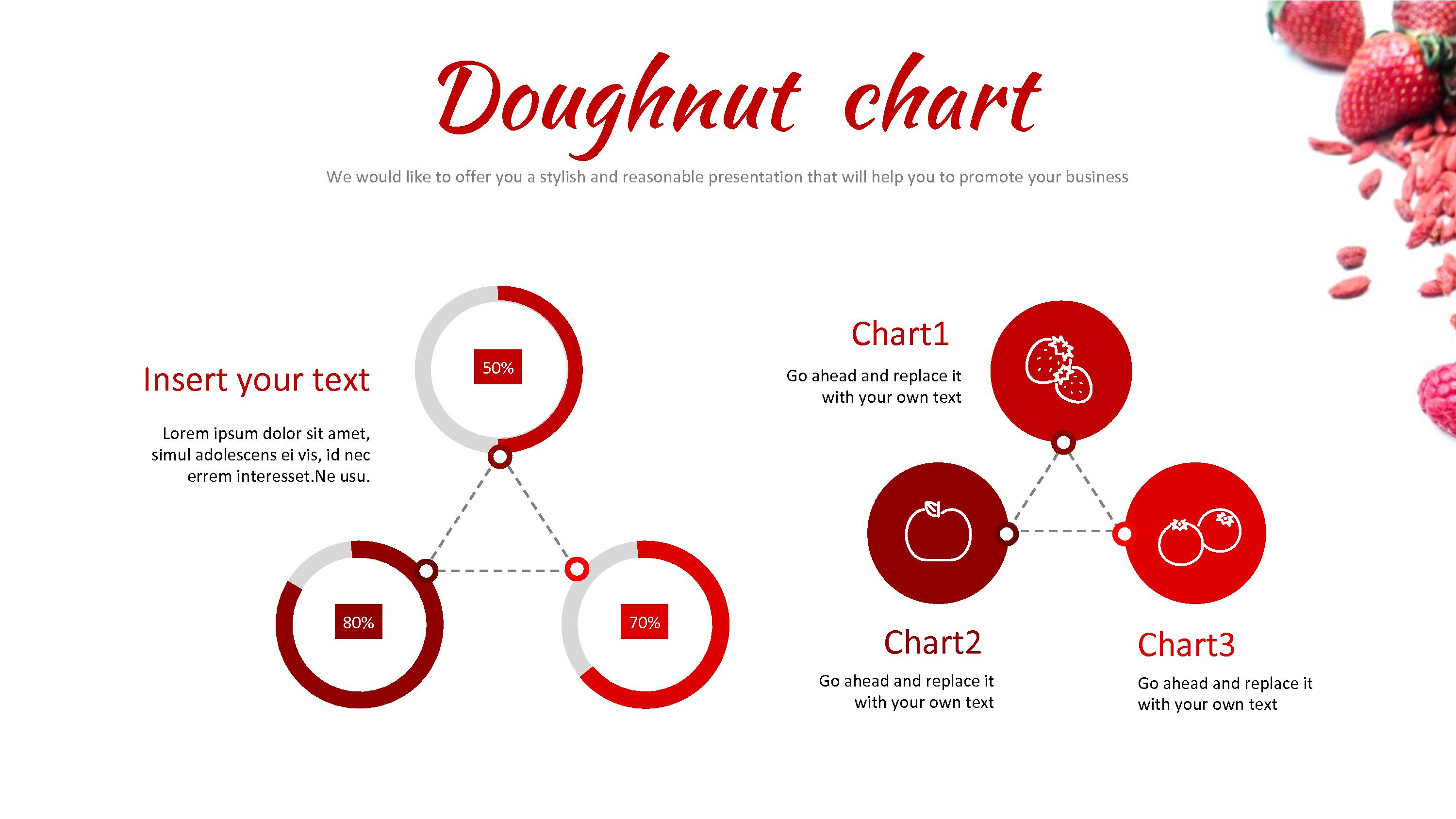 Red Fruits & Vegetables Google Slides Templates