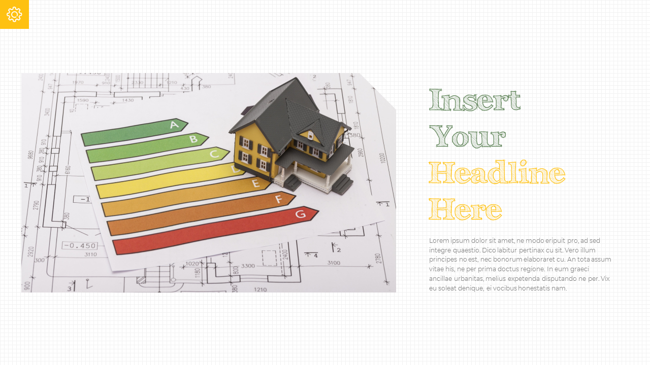 Architecture Blueprints PowerPoint Slides
