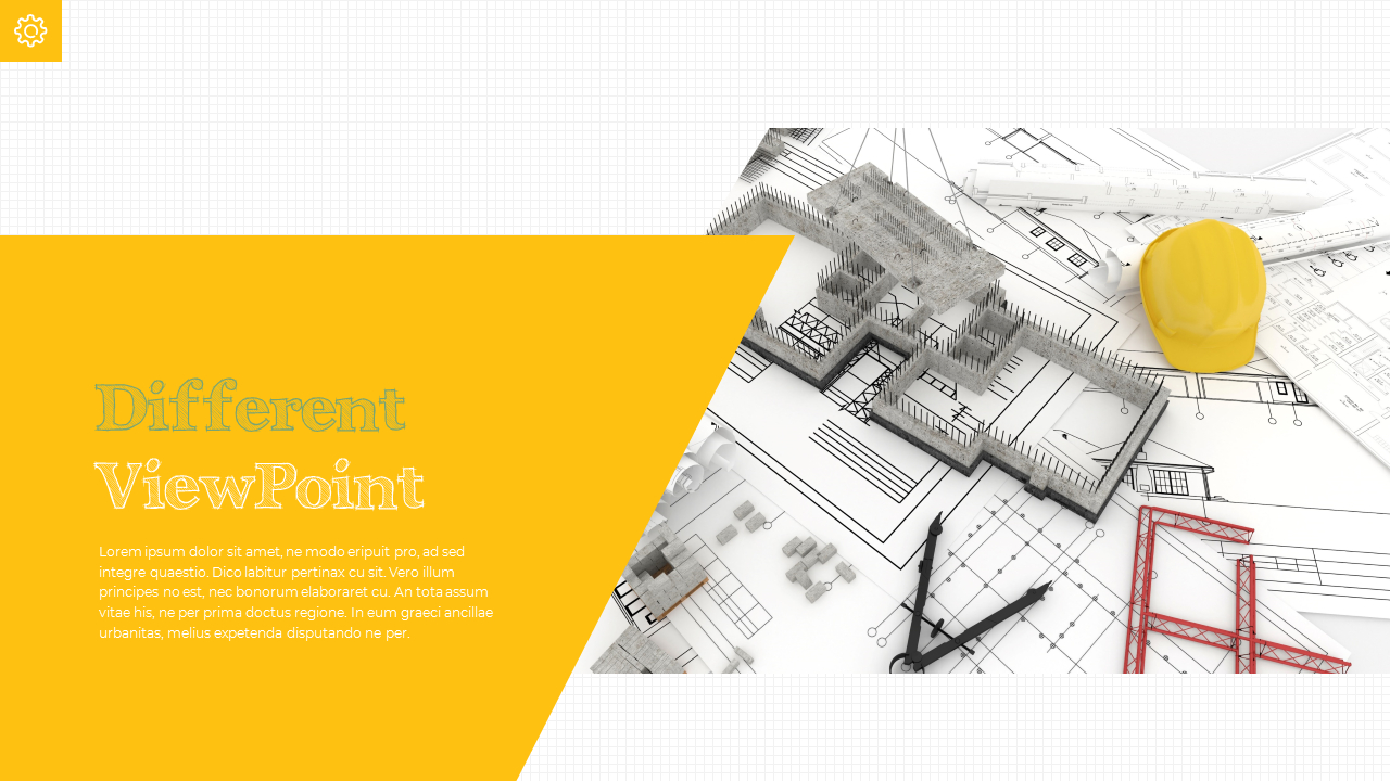 Architecture Blueprints PowerPoint Slides