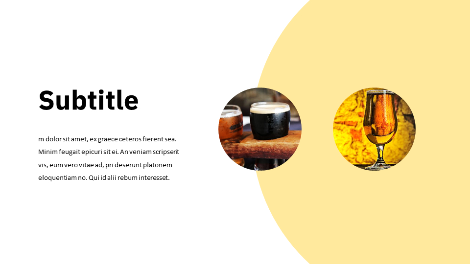 Beer Simple Slides Design