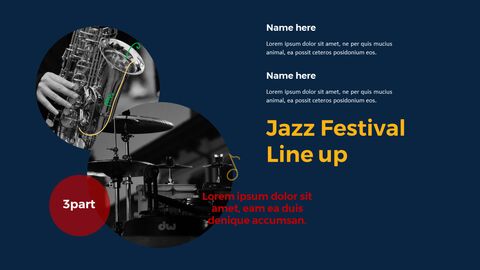 Festival de Jazz Plantillas de tema PT