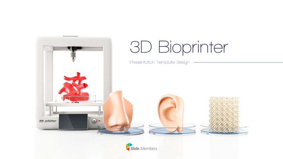 3D Bioprinter PowerPoint deck Design