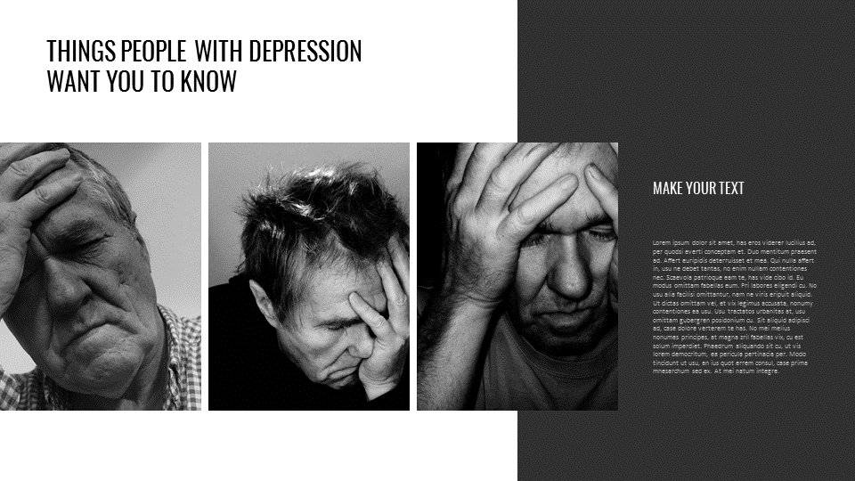 Depression Google Presentation Templates