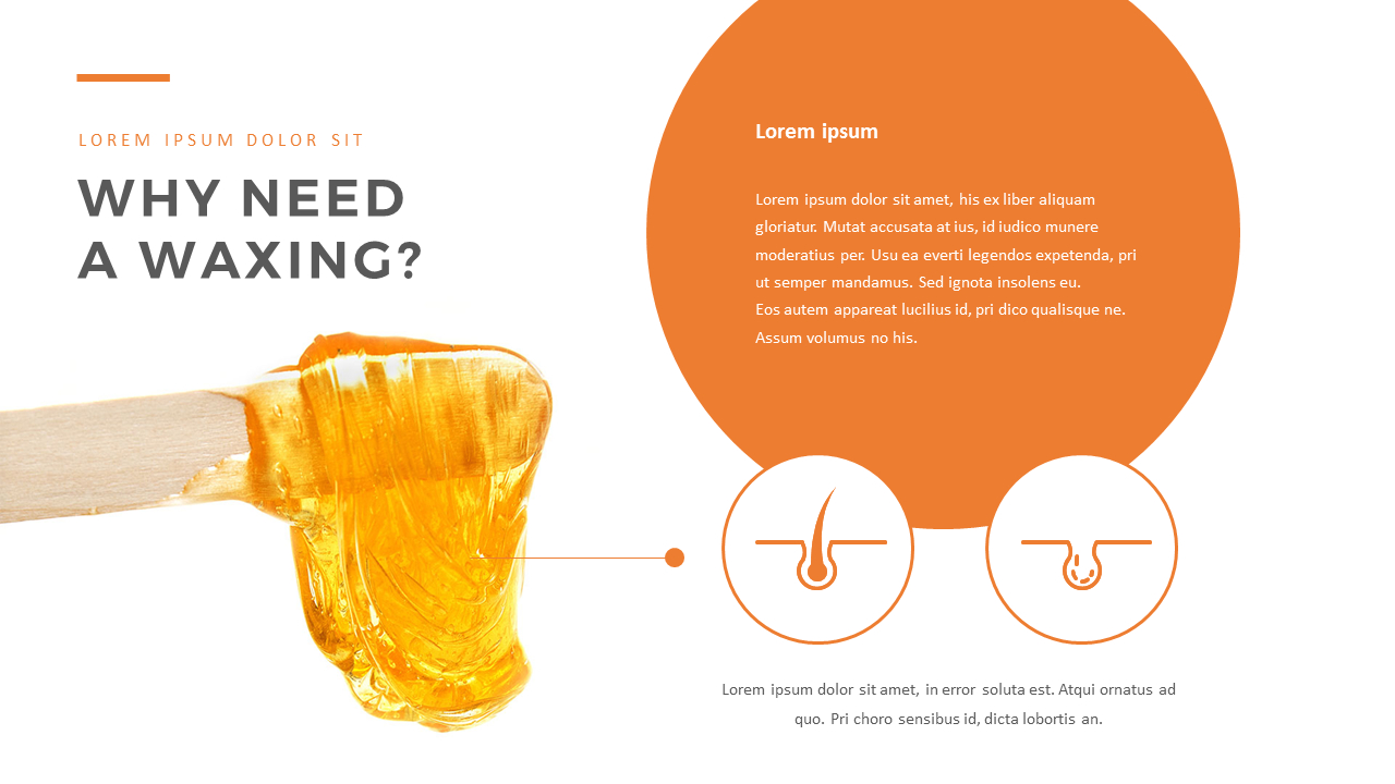 Waxing Shop PPT Background Images