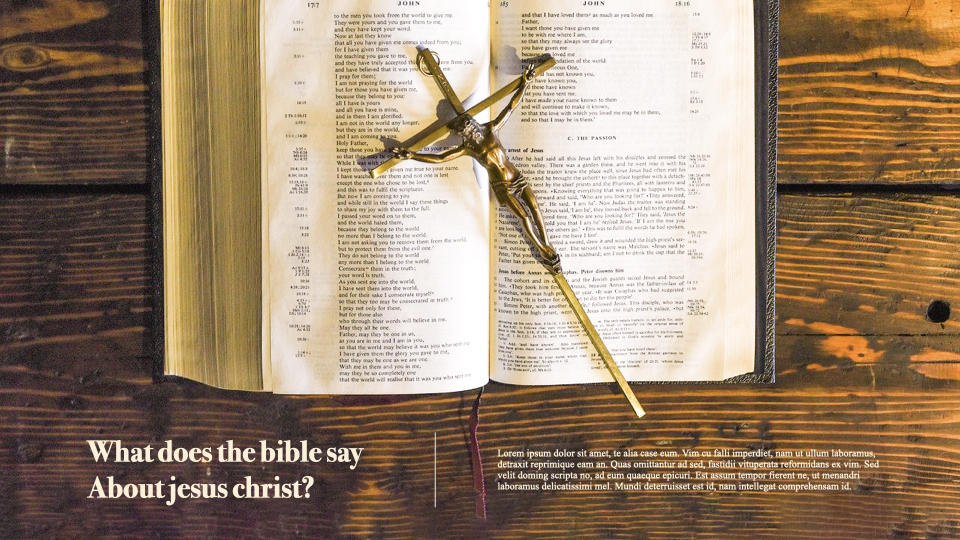 Holy Bible Keynote Templates for Creatives