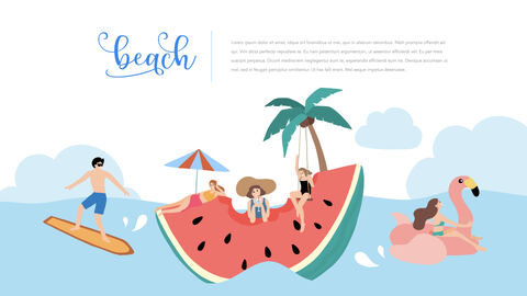 Summer Illustration Interactive Keynote