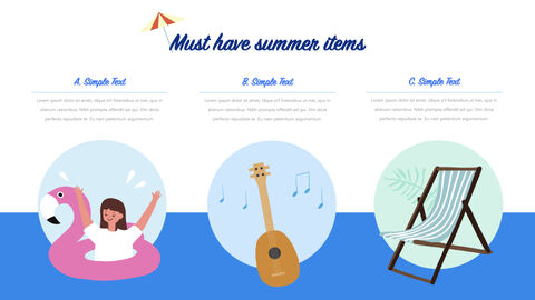 Summer Illustration Interactive Keynote