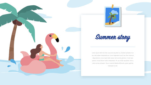 Summer Illustration Interactive Keynote