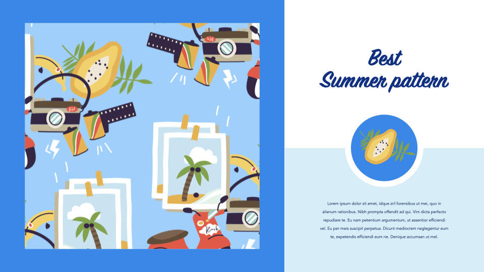 Summer Illustration Interactive Keynote