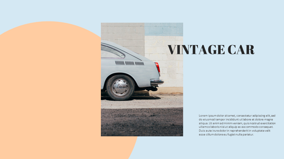 1970 Classic Car Google PowerPoint