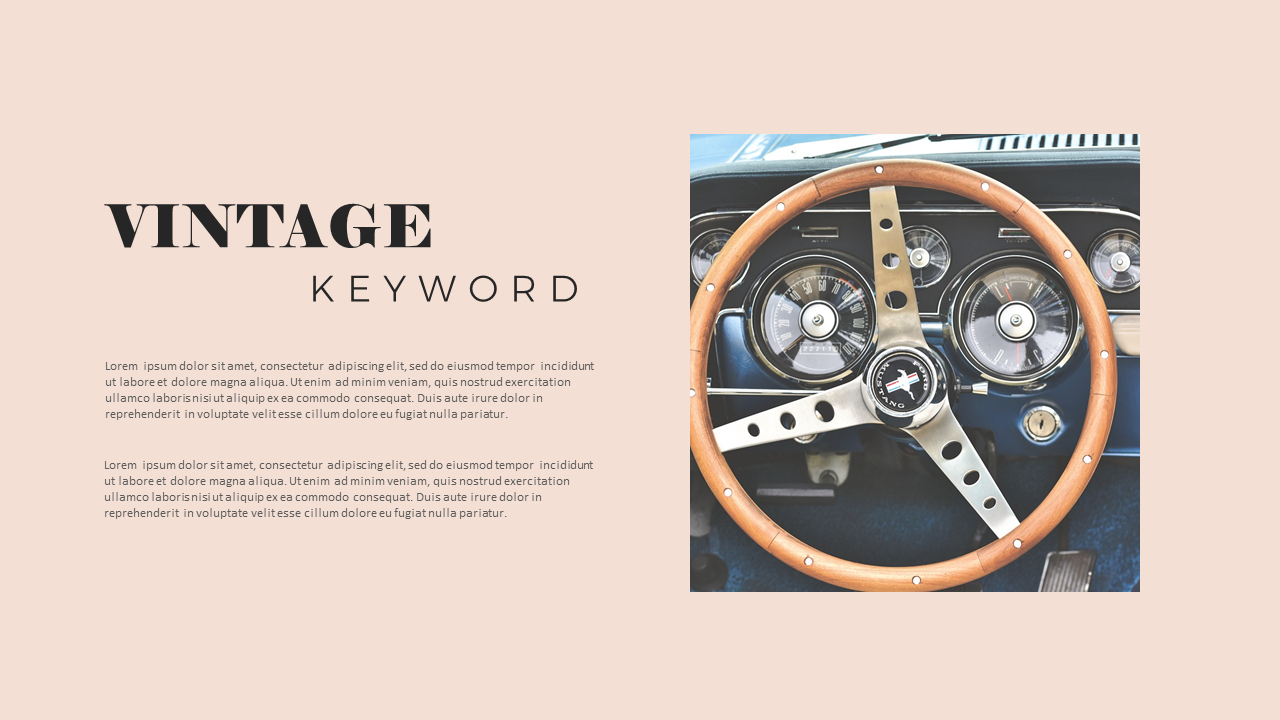 1970 Classic Car Theme PT Templates