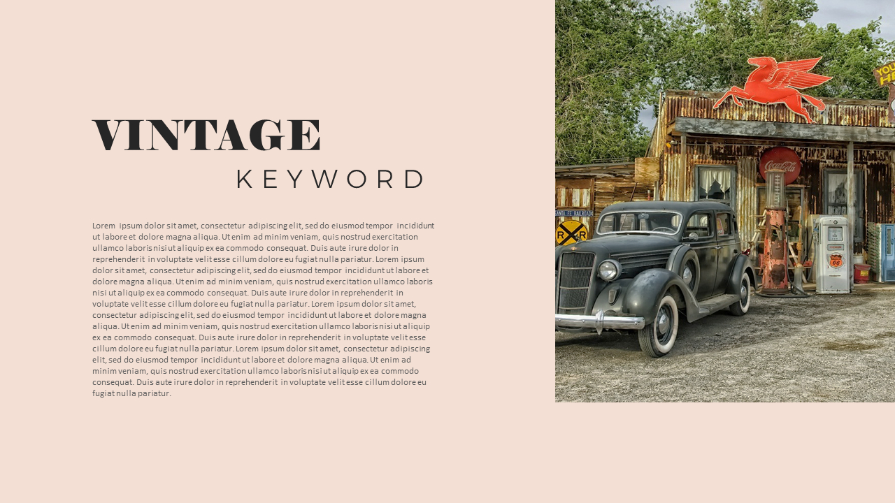 1970 Classic Car Theme PT Templates