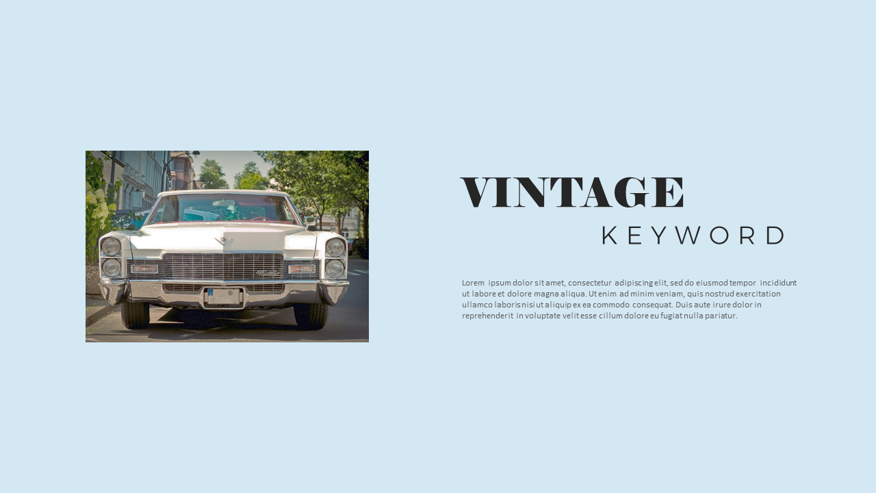 1970 Classic Car Theme PT Templates