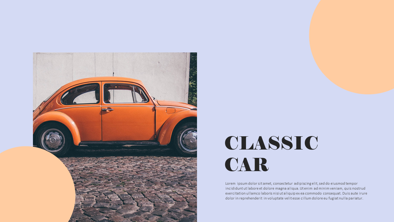 1970 Classic Car Theme PT Templates