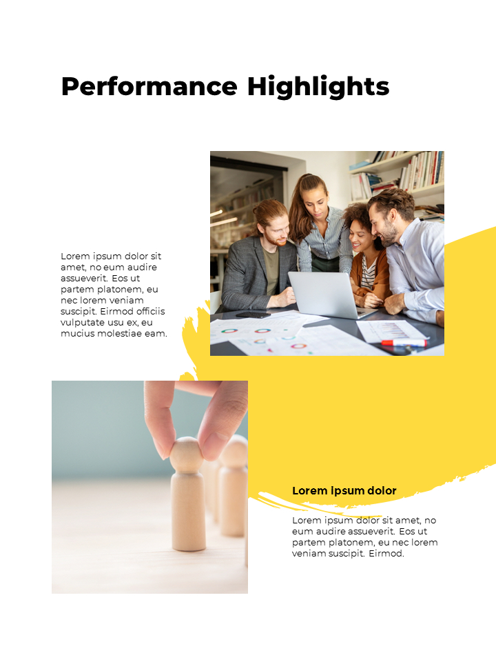 Design Groups Annual Report Layout Proposal Presentation Templates