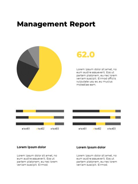 Layout del rapporto annuale di Design Group Modelli di presentazione ...
