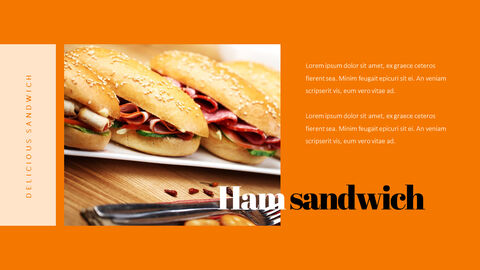 Sandwich PowerPoint Templates Design