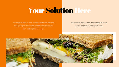Sandwich Conception de modèles PowerPoint
