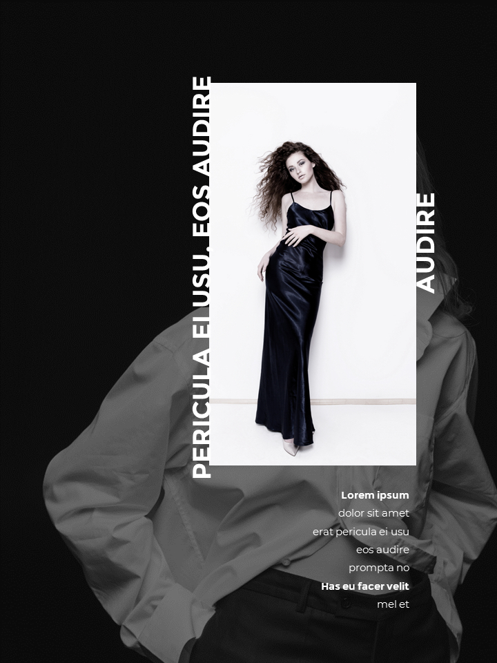 Fashion Brand Vertical Lookbook Best Business PowerPoint Templates