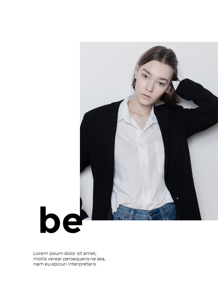Fashion Brand Vertical Lookbook Best Business PowerPoint Templates