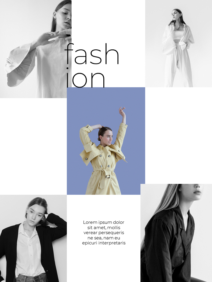 Fashion Brand Vertical Lookbook Best Business PowerPoint Templates