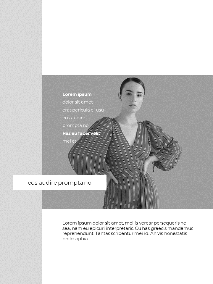 Fashion Brand Vertical Lookbook Best Business PowerPoint Templates