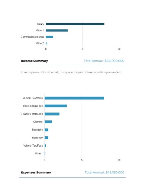 Wave Design Annual Report Simple Templates Design