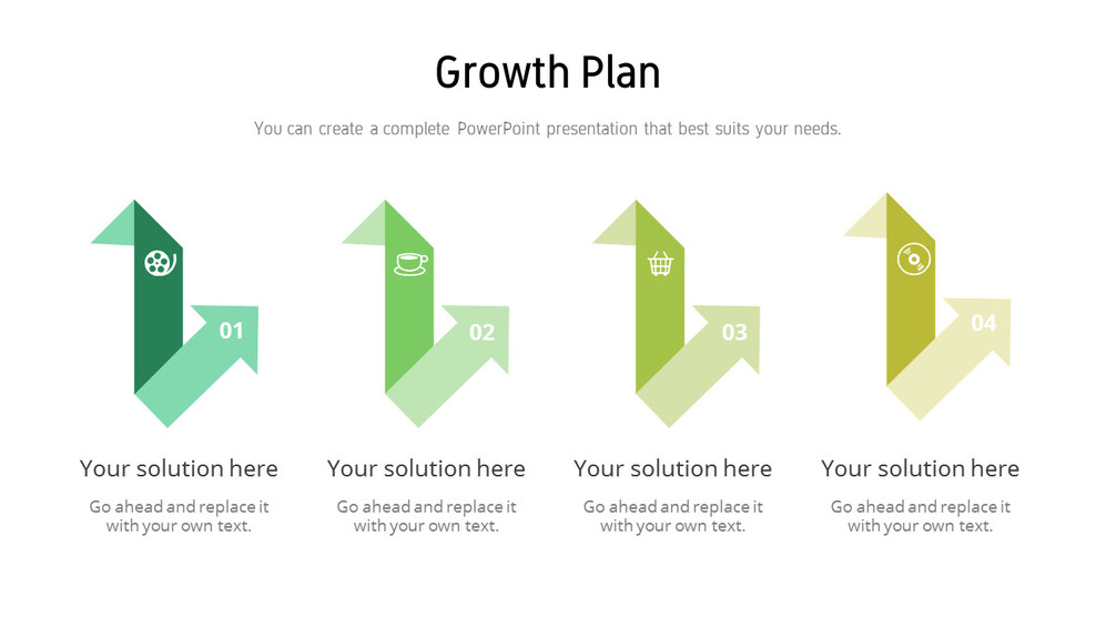 Growth Plan Slide Page|Business Process|Single