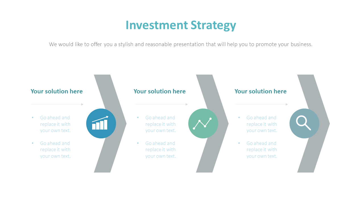 Investment Strategy slide|Single