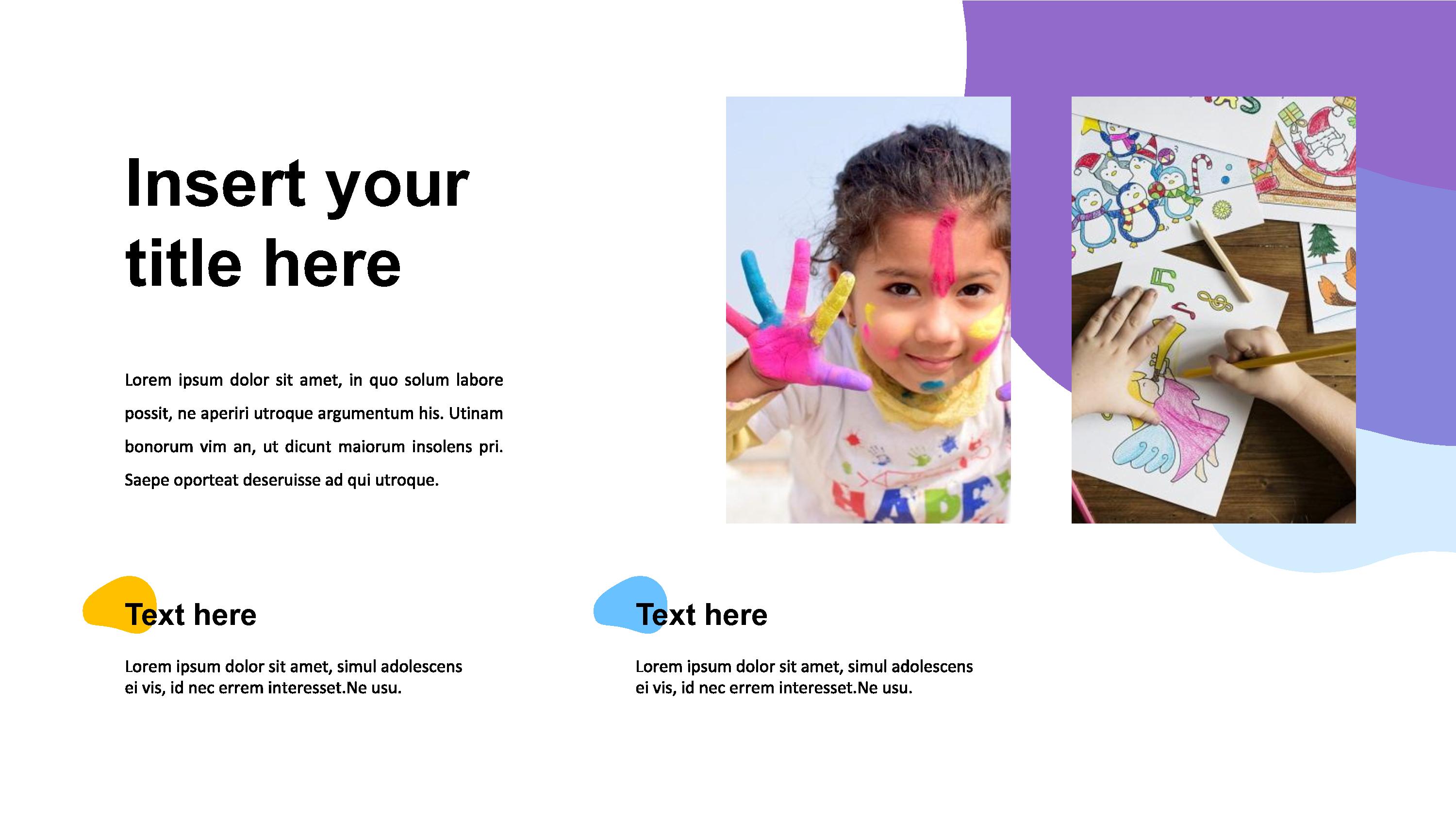 Creativity Education Google Slides Template Design