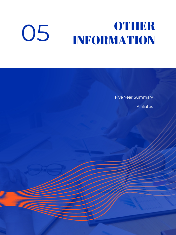Blue Background Concept Annual Report Simple Google Templates