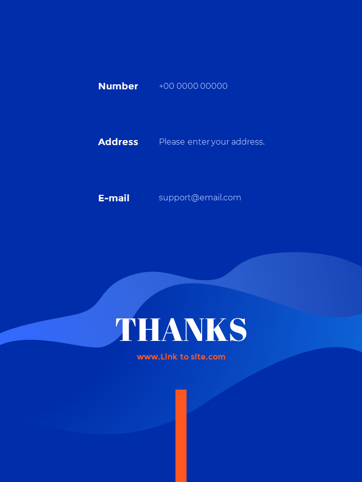 Blue Background Concept Annual Report Simple Google Templates