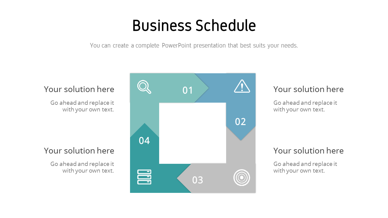 Business Schedule PPT Layout