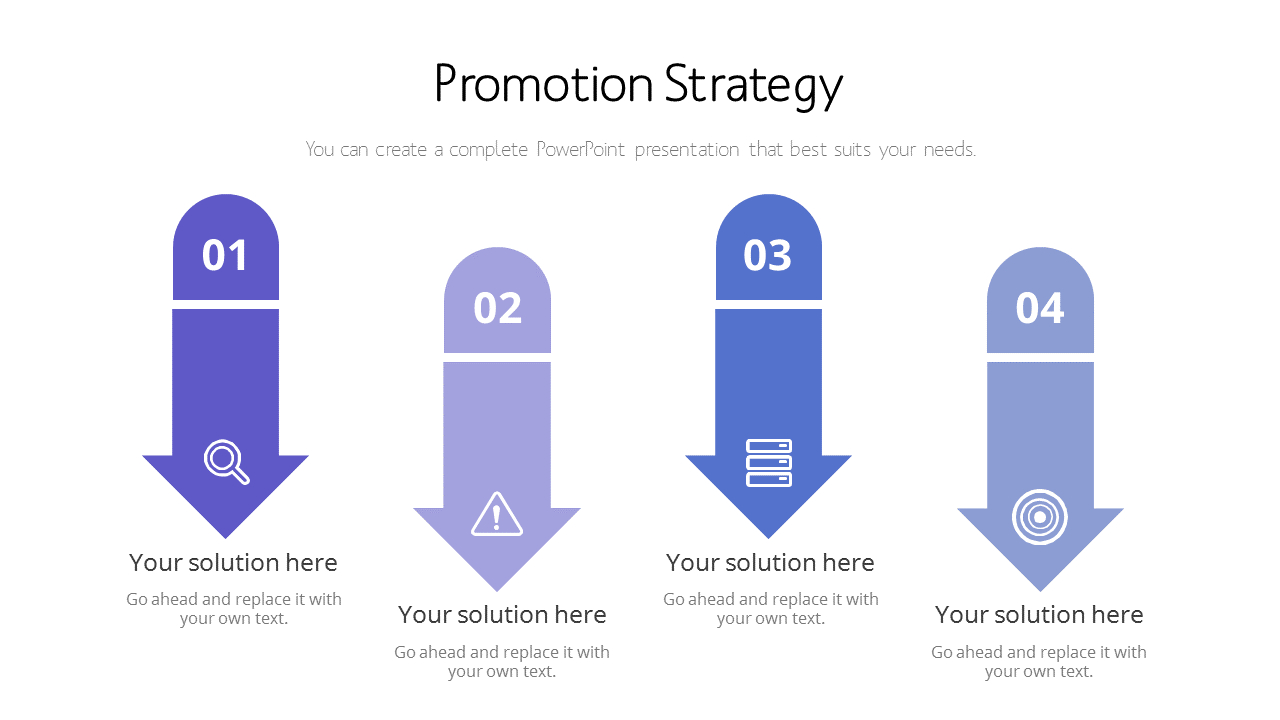 Promotion Strategy Slide Layout