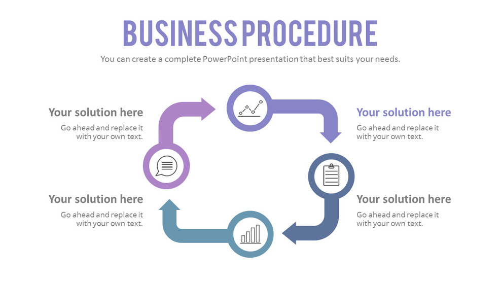 Business Procedure Slide Deck Template