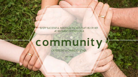 Community|Theme Slides|Diagram