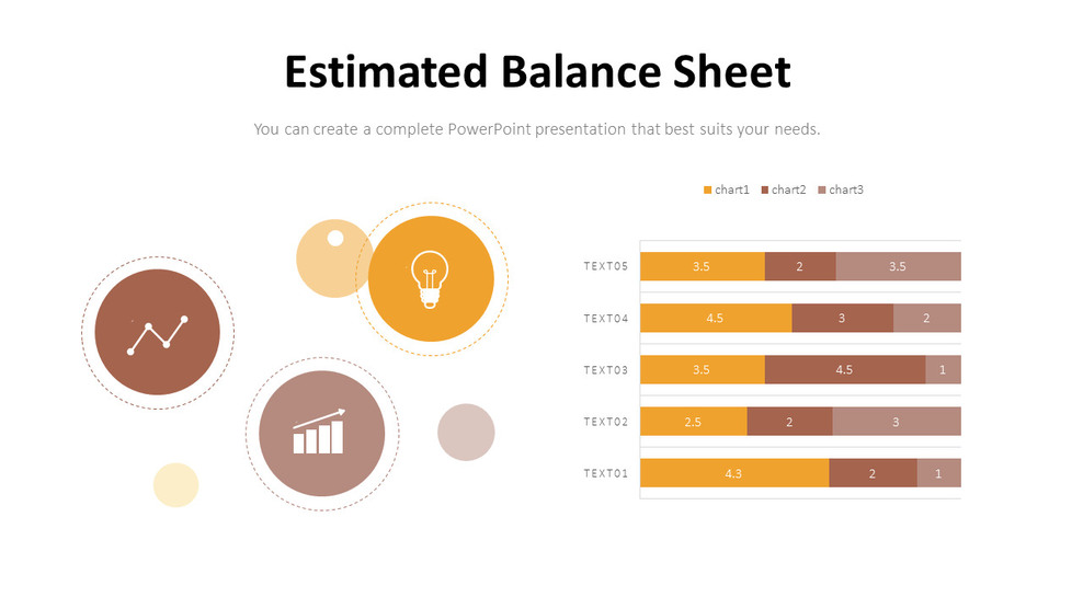 Estimated Balance Sheet Template Design